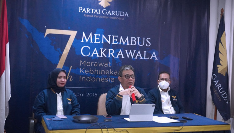 HUT ke-7, Ketum Partai Garuda: Jangan Benturkan Pancasila dengan Agama ...