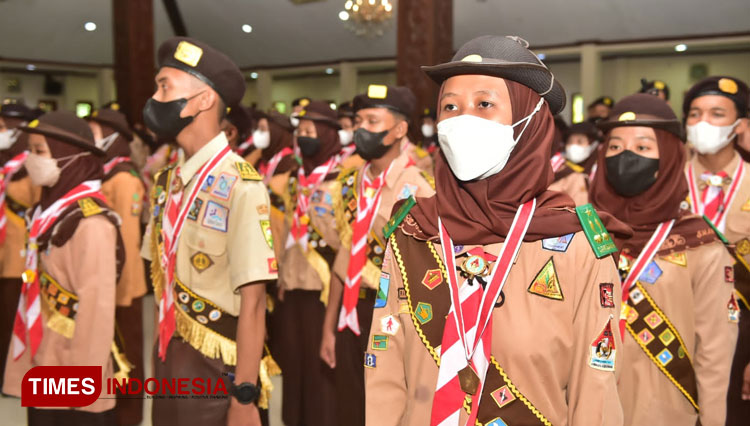 Pramuka Penegak Garuda Baru Saja Dilantik, Bupati Lamongan Titip Pesan ...