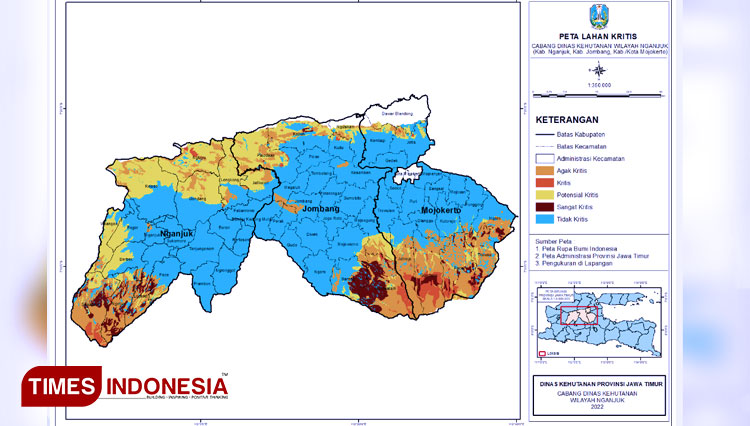 CDK Nganjuk Garap Pengentasan Lahan Kritis Negara - TIMES Indonesia