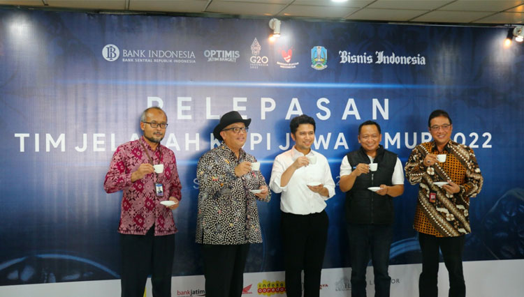 Bank Indonesia Jatim Lepas Keberangkatan Tim Jelajah Kopi - TIMES Indonesia Bank Indonesia Jatim Lepas Keberangkatan Tim Jelajah Kopi - TIMES Indonesia