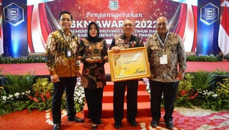 Pemkab Mojokerto Sabet Penghargaan BKN Award 2022 - TIMES Indonesia