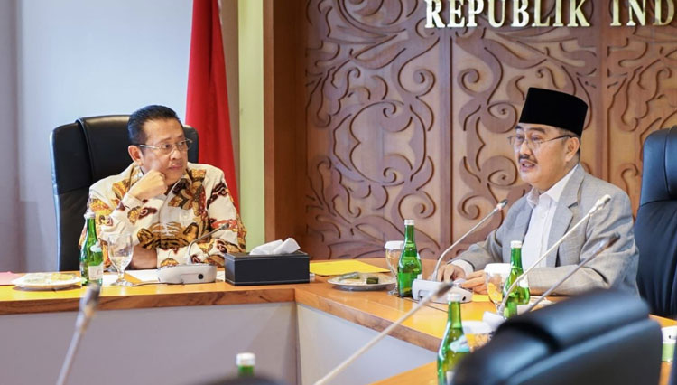 Bamsoet dan Jimly Asshiddiqie Bahas Masalah Konstitusi - TIMES Indonesia