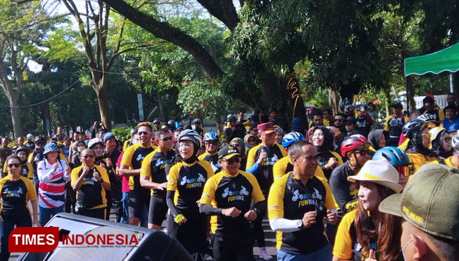 Ribuan Peserta MTC Fun Bike Ramaikan Jalanan Kota Malang - TIMES Malang