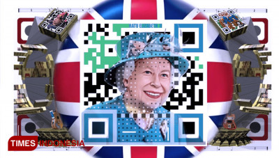 QR Art of Mr D, a Tribute to the Late Queen Elizabeth II - TIMES Indonesia