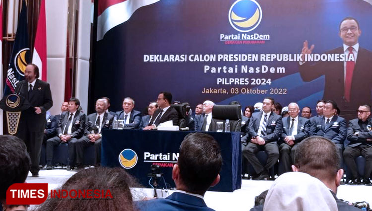 Calon Presiden Partai NasDem, Anies Baswedan: Kami Siap Jalan Bersama ...