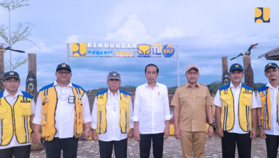 Dampingi Presiden RI Jokowi, Menteri PUPR RI Tinjau Pembangunan Infrastruktur Dasar Pendukung ...