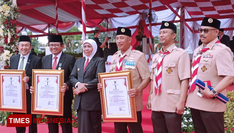 Inisiasi Pramuka Produktif, Arum Sabil Terima Lencana Jer Basuki Mawa ...