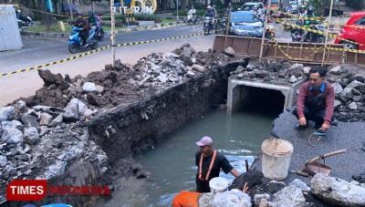 Pipa PDAM Kota Malang Jebol, Ribuan Pelanggan Terganggu - TIMES Indonesia