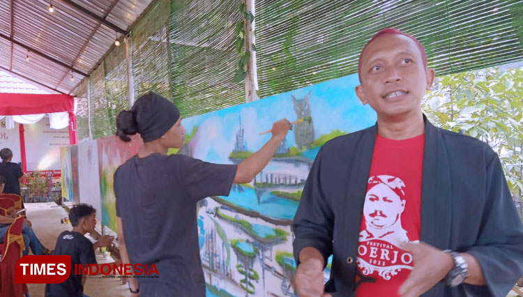 Visual Art Warnai Festival Gubernur Suryo di Magetan - TIMES Indonesia