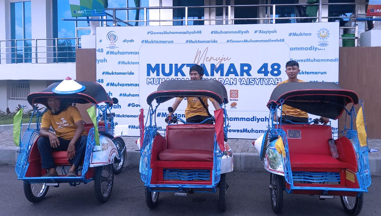 Keren, di Muktamar ke-48 Muhammadiyah, Para Tamu Akan Pakai Becak ...