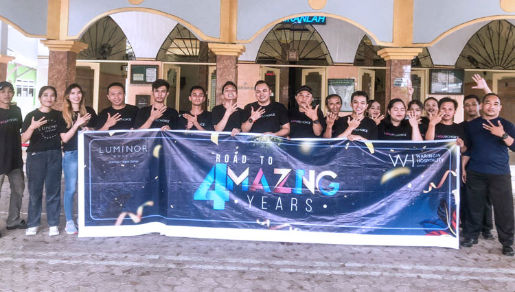 Road to 4mazing Years Luminor Hotel Jember Diawali dengan Bersih-bersih ...