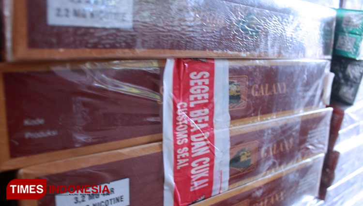 Bea Cukai Kediri Sita 19,7 Juta Batang Rokok Ilegal - TIMES Indonesia