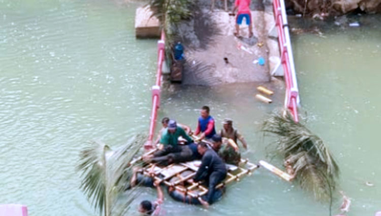 Jembatan Borang Ambles, Dua Pegawai DPUPR Pacitan Jadi Korban - TIMES Indonesia
