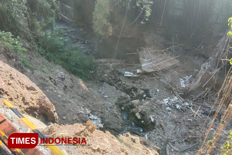 Plengsengan Proyek Gorong-Gorong di Kota Malang Ambrol - TIMES Malang