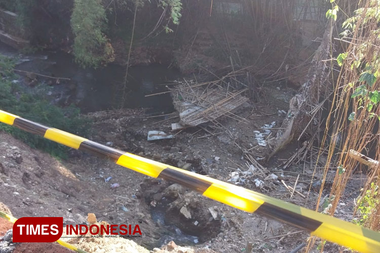 Plengsengan Ambrol, Dinas PUPRPKP Kota Malang: Faktor Alam - TIMES ...