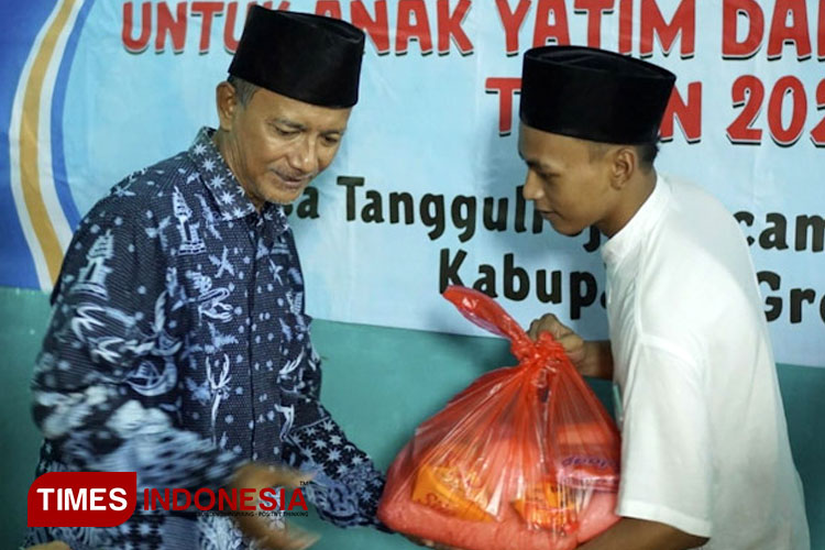 Momen Ramadan, Pemdes Tanggulrejo Berbagi Senyum ke Ratusan Anak Yatim - TIMES Indonesia