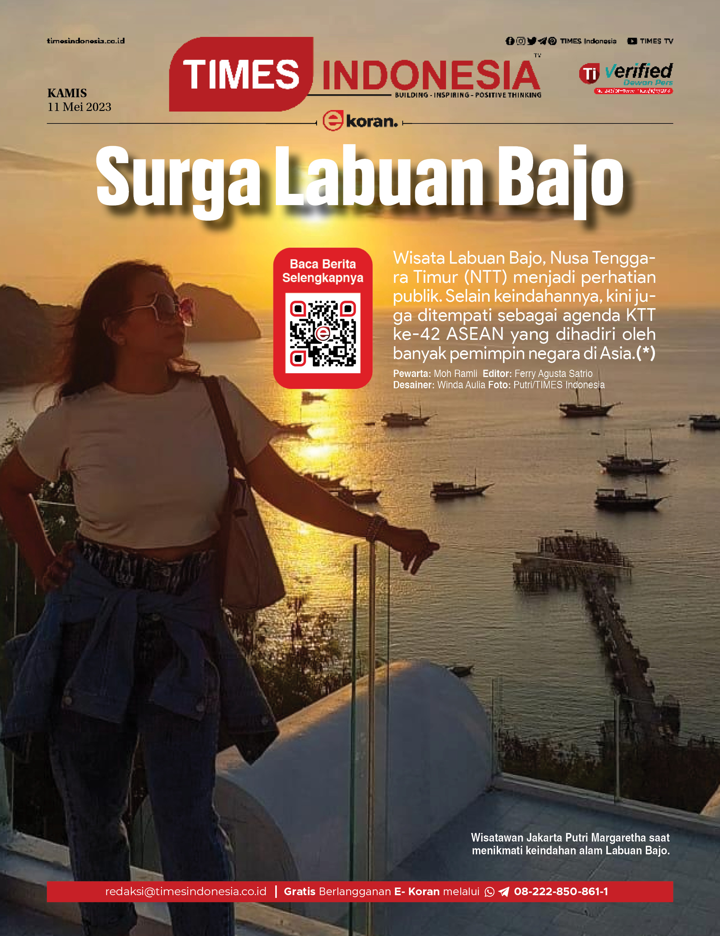 Edisi Kamis, 11 Mei 2023: E-Koran, Bacaan Positif Masyarakat 5.0 - TIMES Indonesia