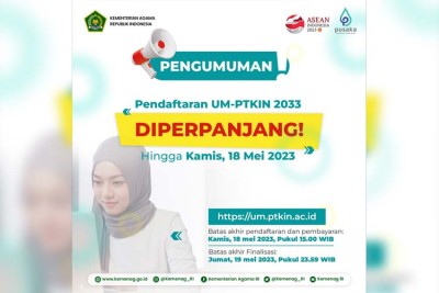 Pendaftaran UM-PTKIN Diperpanjang, Catat Tanggalnya - TIMES Indonesia