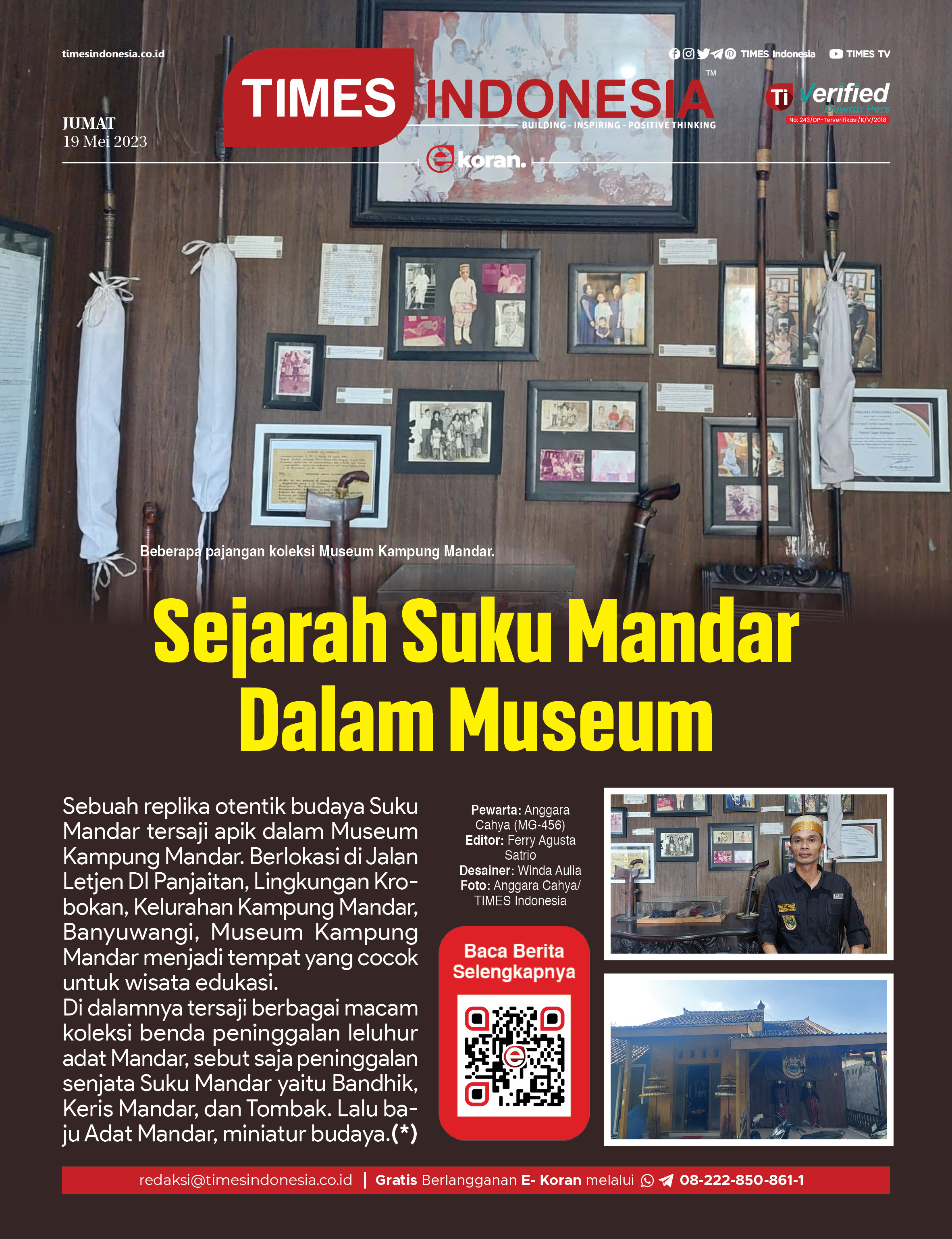 Edisi Jumat, 19 Mei 2023: E-Koran, Bacaan Positif Masyarakat 5.0 ...