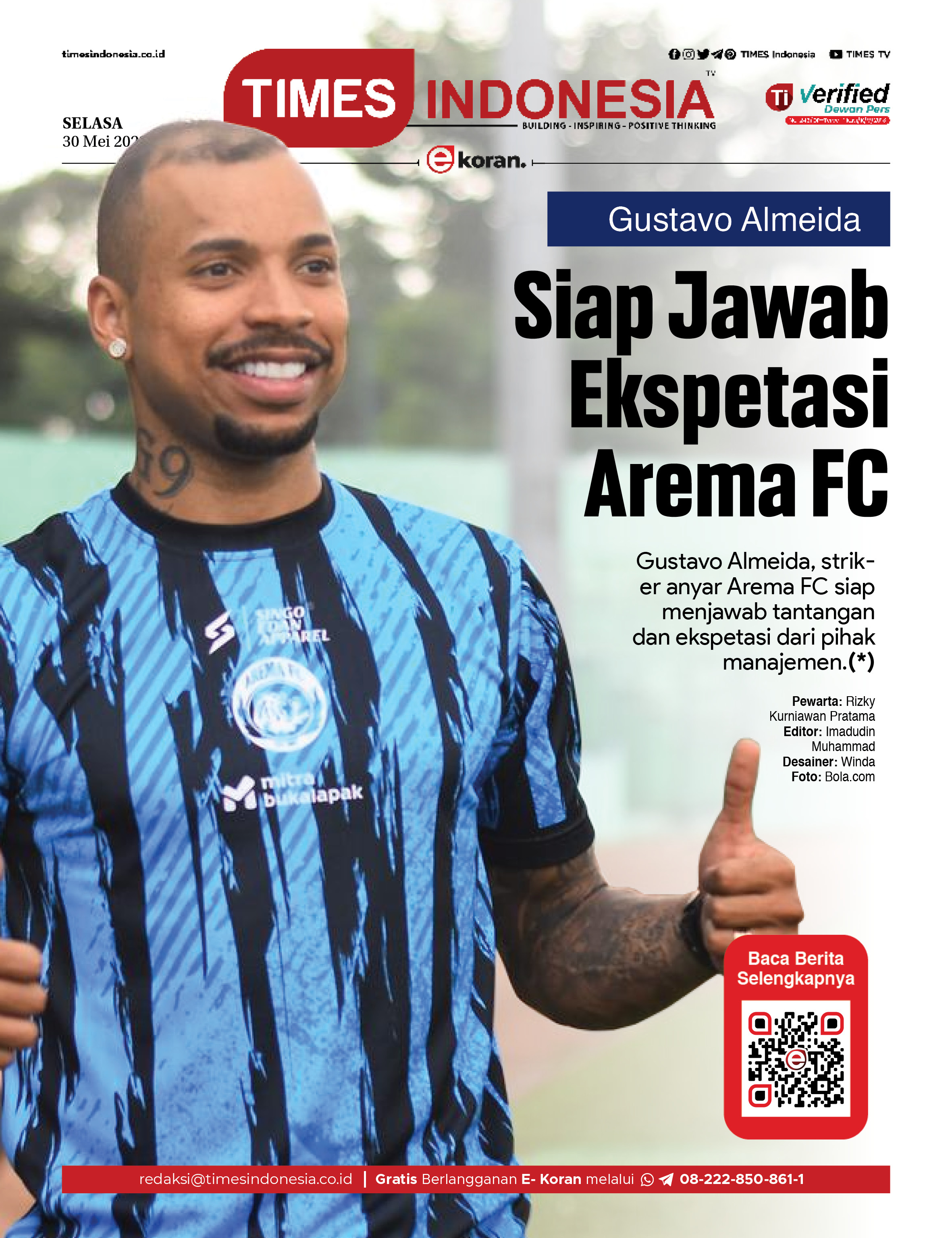 Edisi Selasa, 30 Mei 2023: E-Koran, Bacaan Positif Masyarakat 5.0 ...