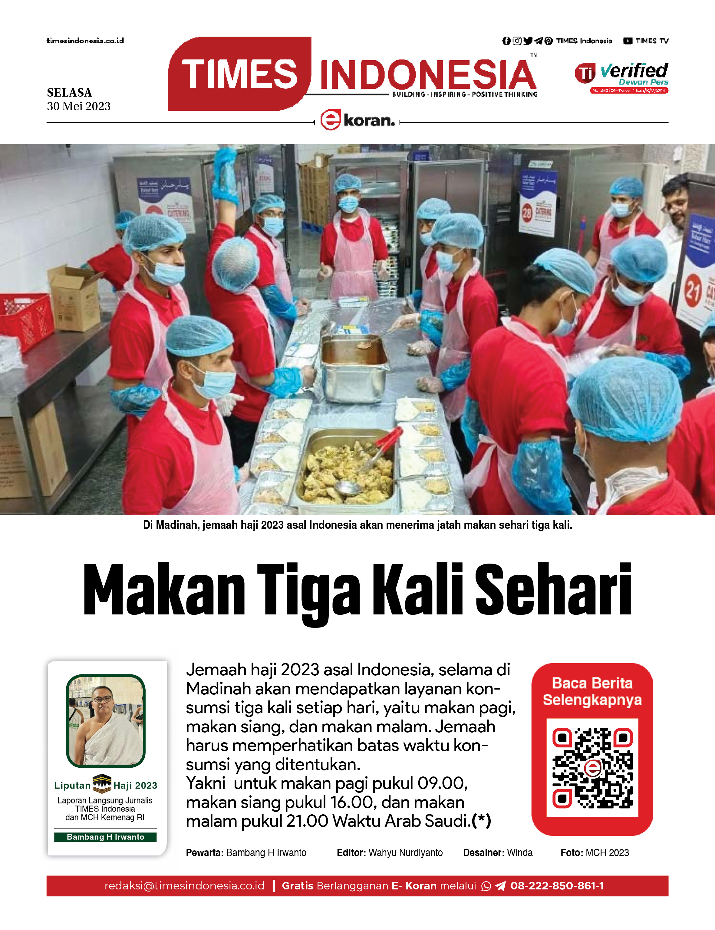 Edisi Selasa, 30 Mei 2023: E-Koran, Bacaan Positif Masyarakat 5.0 ...