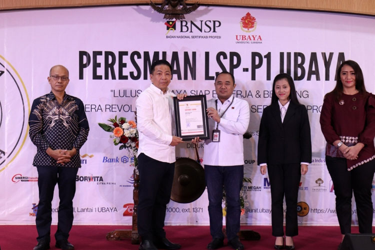 Ubaya Resmikan Lembaga Sertifikasi Profesi LSP P-1 - TIMES Indonesia