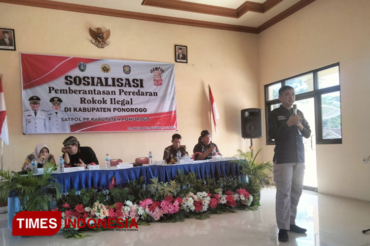 Sosialisasikan Gempur Rokok Ilegal, Satpol PP Ponorogo Sasar Pedagang dan Petani Tembakau ...