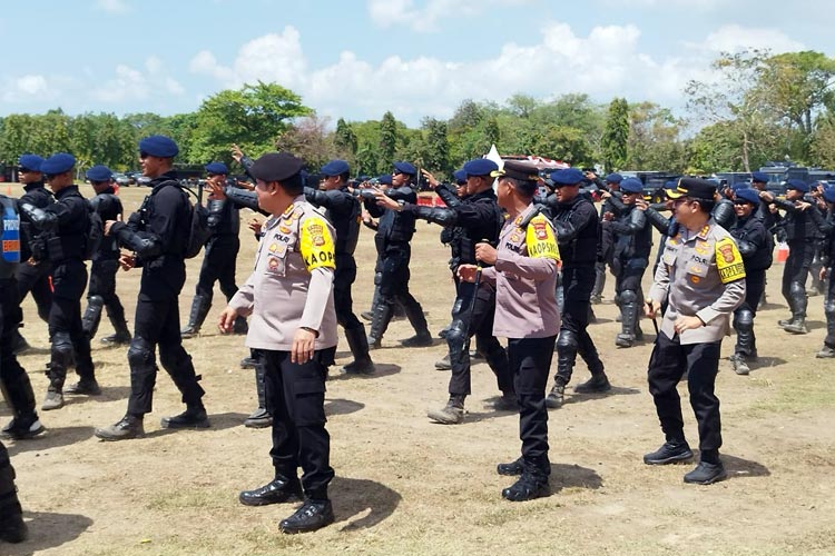 Sispamkota Denpasar Siapkan Pengamanan Pemilu 2024, 794 Personel Ikuti Simulasi - TIMES Indonesia