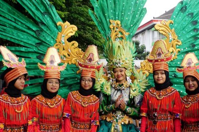 Karnaval Budaya, Pelajar dan Guru Kota Yogyakarta Kenakan Pakaian Adat ...
