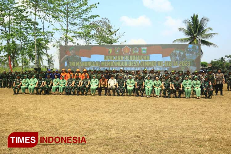 KASAD Tutup TMMD ke 118 2023 di Desa Sumberpetung Malang - TIMES Indonesia