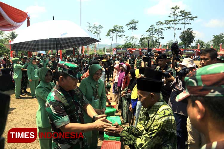 KASAD Tutup TMMD ke 118 2023 di Desa Sumberpetung Malang - TIMES Indonesia