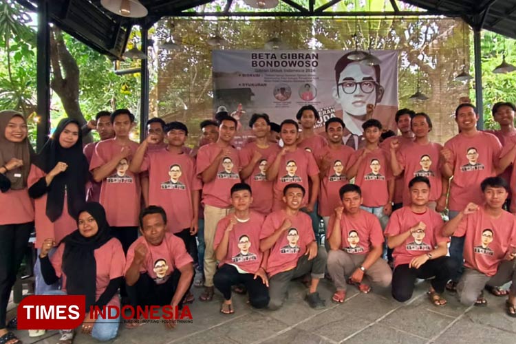 Representasi Milenial Beta Gibran Bondowoso Dukung Gibran Di Pilpres