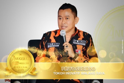 Priyo Sudibyo Raih Tokoh Inovatif Malang Raya ATI 2023 Malang Raya - TIMES Indonesia
