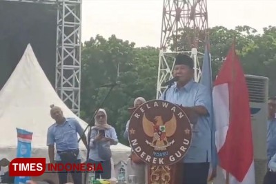 Ndaru Bershalawat, Prabowo Komitmen Bakal Lanjutkan Program Jokowi - TIMES Indonesia