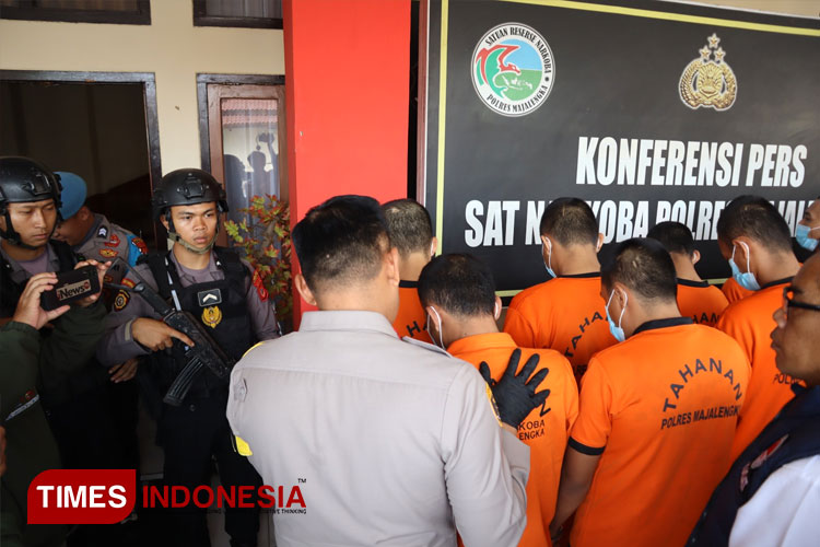 Ungkap 14 Kasus Narkoba dalam Tiga Bulan, 15 Tersangka Diringkus Polres Majalengka - TIMES Indonesia
