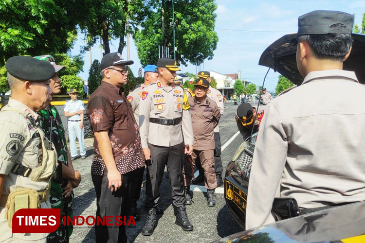 Polres Banjarnegara Gelar Apel Pasukan Operasi Ketupat Candi 2024, Ini Sasarannya - TIMES Indonesia