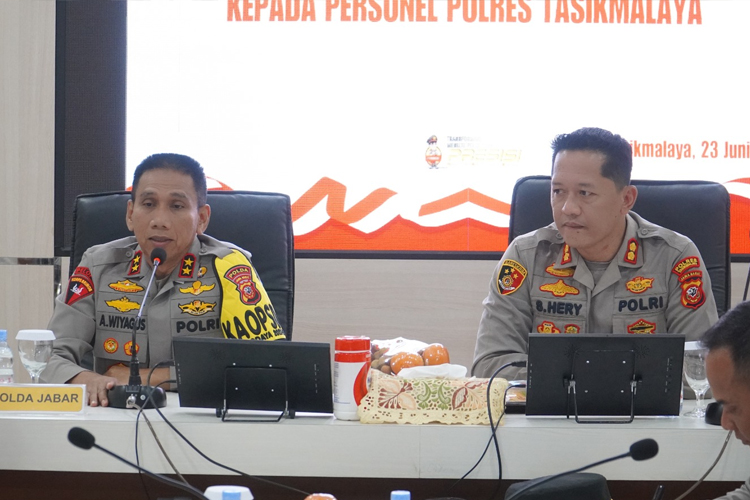 Kunjungan ke Polres Tasikmalaya, Ini yang Ditekankan Kapolda Jabar Akhmad Wiyagus - TIMES Indonesia