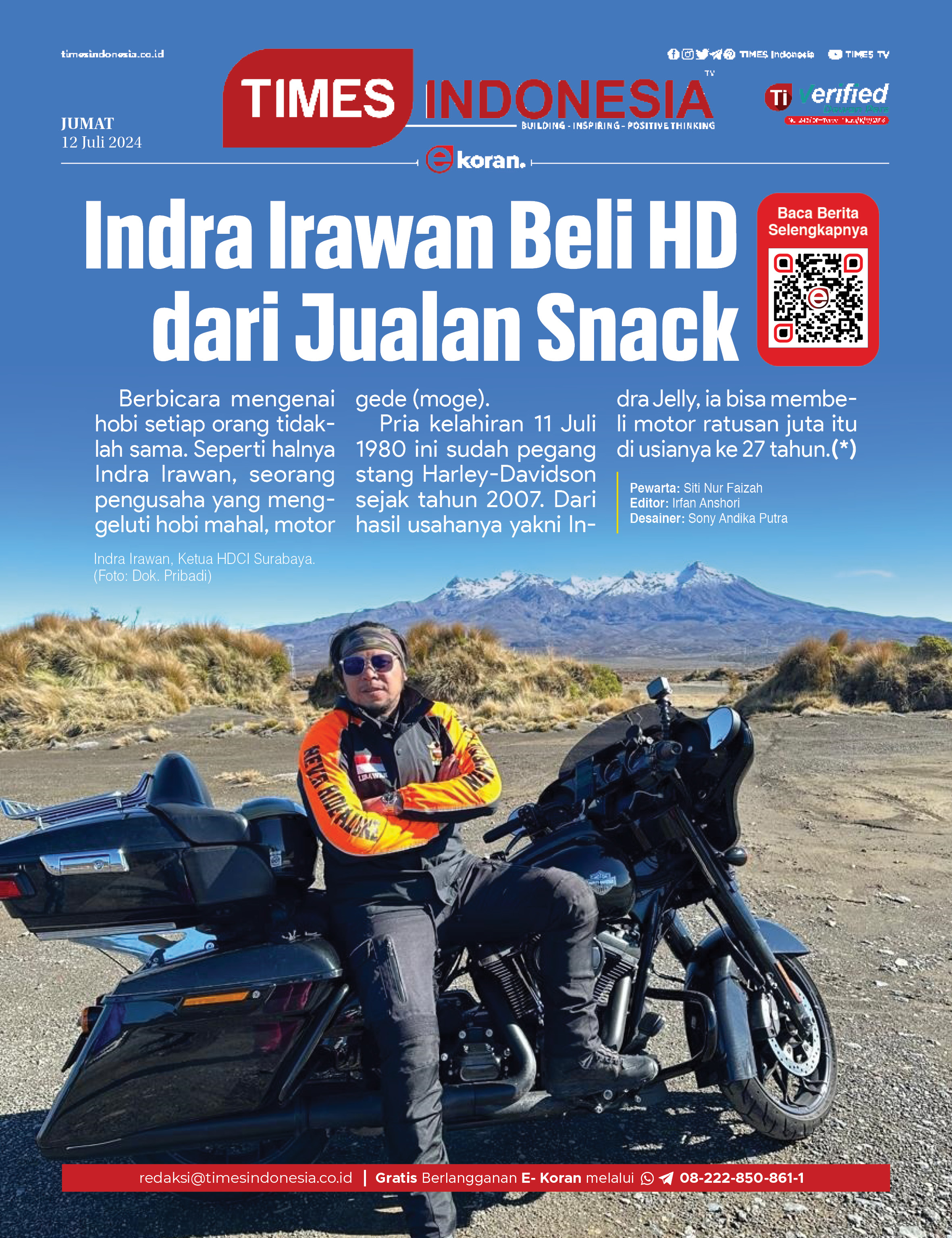 Edisi Jumat 12 Juli 2024: E-Koran, Bacaan Positif Masyarakat 5.0 - TIMES Indonesia