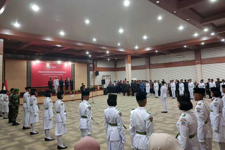 Paskibraka Pulau Morotai 2024 Dikukuhkan, Begini Amanat Pj Bupati ...