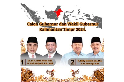 Hitung Cepat Pilgub Kaltim 2024, Rudy-Seno Ungguli Isran-Hadi - TIMES Indonesia