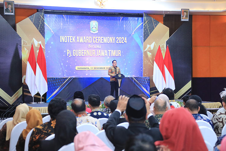 Inotek Award Ceremony 2024, DPMD Prov Jatim Raih Penghargaan Sangat Inovatif - TIMES Indonesia