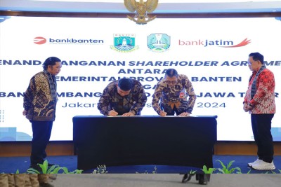 Pj Gubernur Adhy Optimis Shareholder Agreement Bank Jatim dan Bank ...
