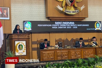 Rapat Paripurna DPRD Kabupaten Banyuwangi, Bupati Sampaikan Program Unggulan Lima Tahun ...