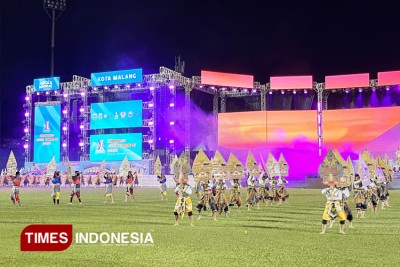 Pertunjukkan Kolosal 1.000 Penari Meriahkan Pembukaan Porprov Jatim ...