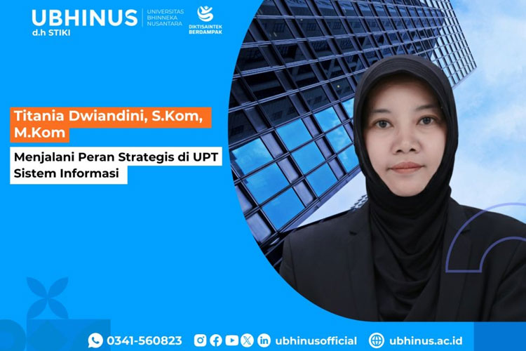 Titania Dwiandini, S.Kom, M.Kom Menjalani Peran Strategis di UPT Sistem ...