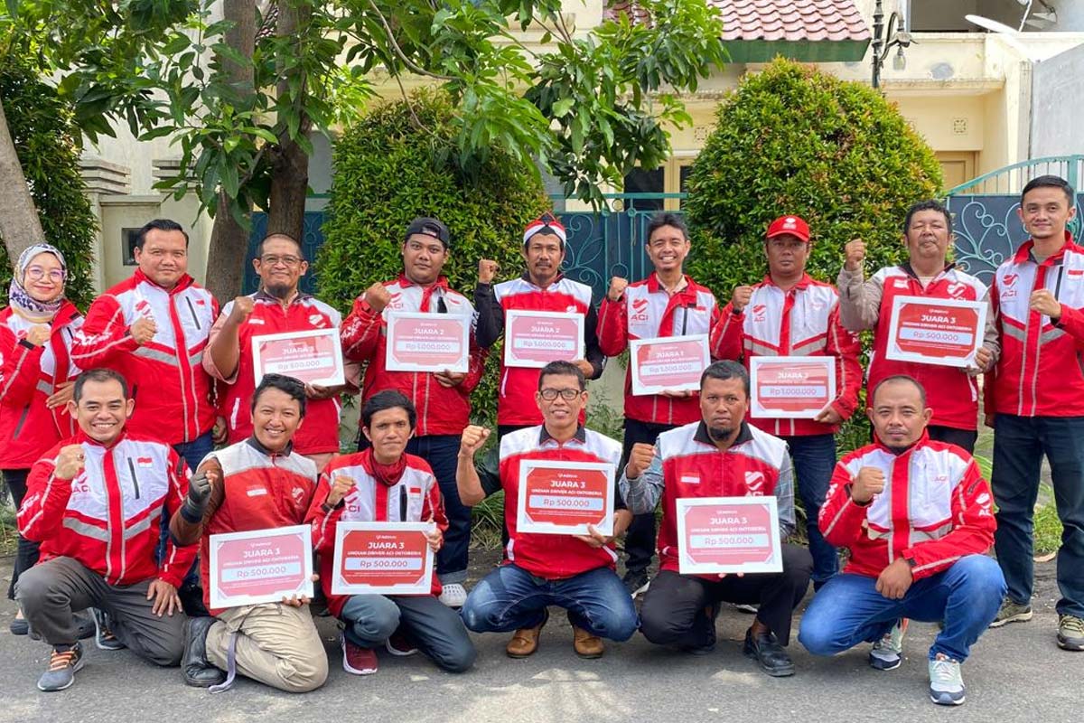 Driver ACI di Jatim Terima Bonus Hari Raya, Apresiasi Nyata Ojek Online ...